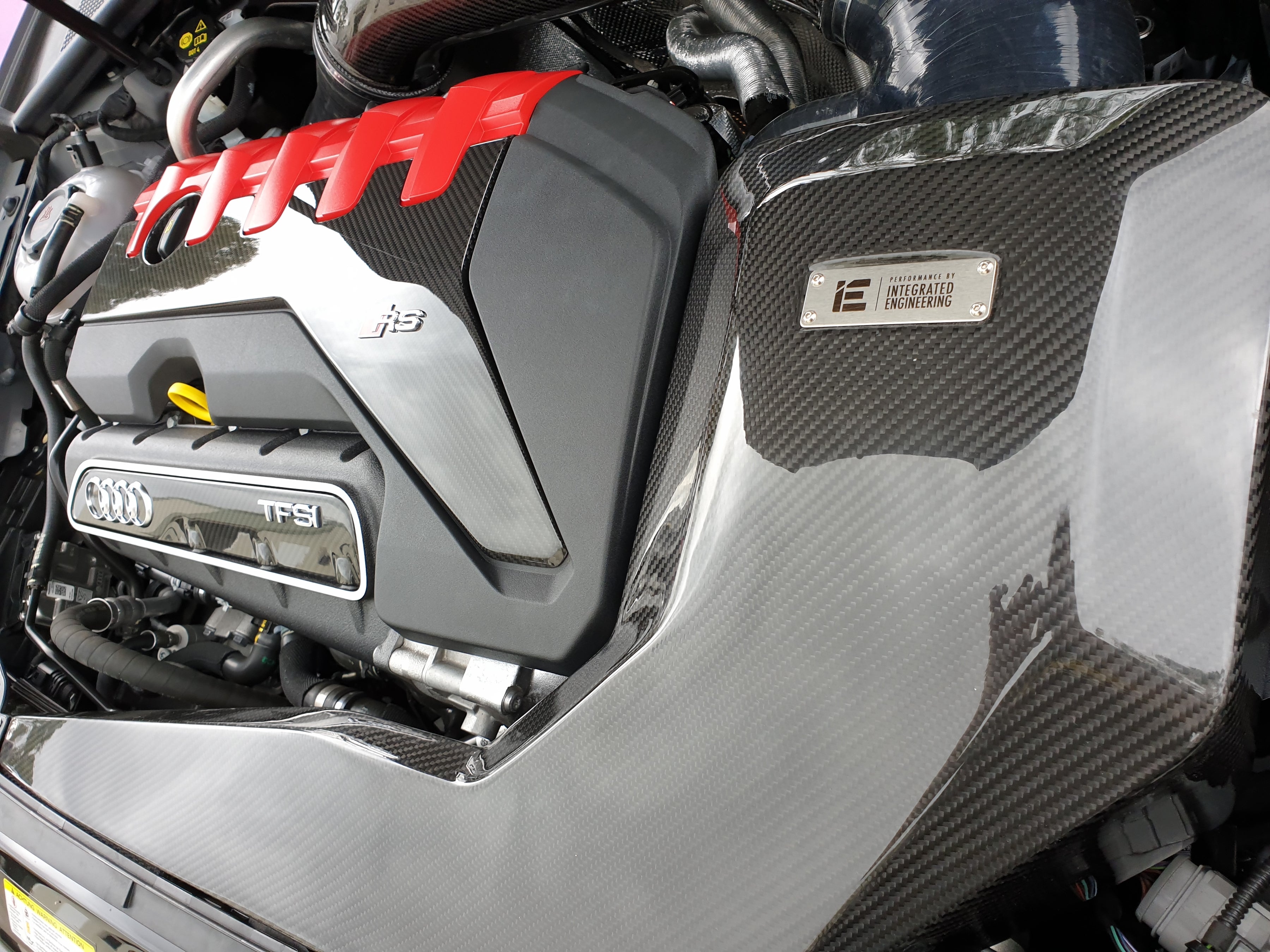 Integrated Engineering 4" Carbon Fibre Air Intake Audi RS3 8.5V & 8Y ...